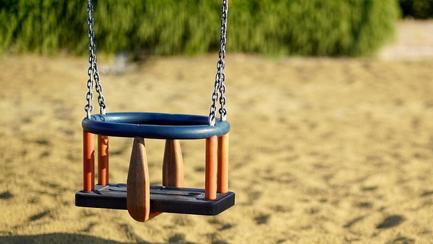 Worcestershire teenagers warned not to squeeze into toddler swings for ...
